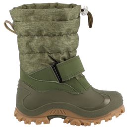 Snowboots Lurchi "Finn", M&auml;dchen, Gr. 32, gr&uuml;n (olivgr&uuml;n), Synthetik, Textil, Schuhe Snowboots, Winterboots mit Schurwolle, Gr&ouml;&szlig;enschablone zum Download
