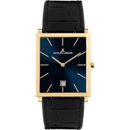 Jacques Lemans Uhr Damen Gr&ouml;&szlig;e One Size dunkelblau / gold / schwarz