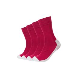 Socken Camano "function", M&auml;dchen, Gr. 39-42, lila (anemone), Materialmix, unifarben, normal, Socken Socken, mit feuchtigkeitsregulierendem Material