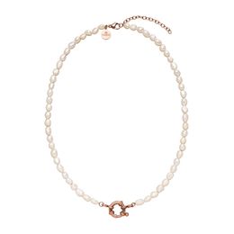 PURELEI Kette 'Pearl Charm' Damen Gr&ouml;&szlig;e One Size rosegold / perlwei&szlig;