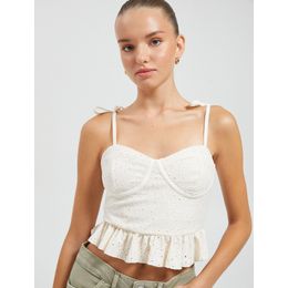 KOTON Top Damen Gr&ouml;&szlig;e XS beige