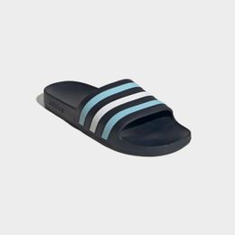 Badesandale adidas Sportswear "AQUA ADILETTE", Gr. 48,5, night navy, icey blau, ftwr wei&szlig;, Synthetik, Schuhe Badesandale, Badelatschen, World Cup Nations Pack