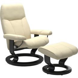 Relaxsessel stressless "Consul", beige (vanilla paloma), B:72cm H:94cm T:70cm, Leder BATICK: BATICK ist ein leicht korrigiertes, durchgef&auml;rbtes und genarbtes M&ouml;belleder, bei dem die meisten Unebenheiten und Spuren in der Regel entfernt wurden.;Leder PALOMA: PALOMA ist ein durchgef&auml;rbtes Semianilin-M&ouml;belleder mit nat&uuml;rlicher Narbung.;ROHLEDER Stoff Q2 FARON: Ein fester zuverl&auml;ssiger Boucl&eacute; mit eine
