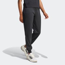 Sporthose adidas Sportswear "ADIDAS Z.N.E", Damen, Gr. XL, N-Gr, schwarz (schwarz, normal, gr.), Obermaterial: 57% Polyester, 43% Baumwolle, Hosen Sporthose