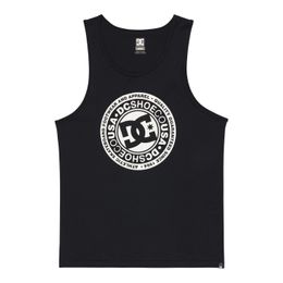 Tanktop DC Shoes "Circle Star", Herren, Gr. S, schwarz (schwarz, snow wei&szlig;), Obermaterial: 100% Walkfrottier;, Tops Tanktop