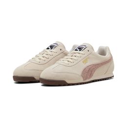 Sneaker Puma "ARIZONA SD", Herren, Gr. 42, alpine snow, sandstone, chocolate braun, Leder, mehrfarbig, Schuhe Sneaker, mit Schn&uuml;rverschluss, mit profiliertem Gummi-Laufsohlenmaterial