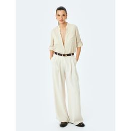 KOTON Bluse Damen Gr&ouml;&szlig;e XS beige