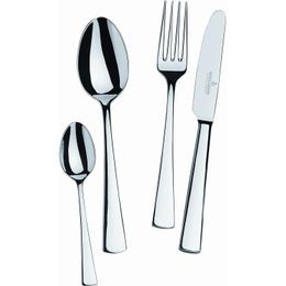 Besteck-Set "Montego", silber (silberfarben), 24 Stk., Chromnickelstahl 18/10, PICARD & WIELP&Uuml;TZ SOLINGEN, Essbesteck-Sets, Besteck-Set, Made in Germany