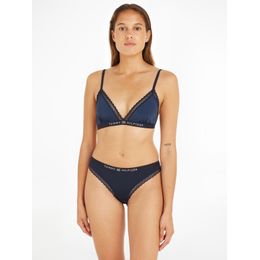 Bralette-BH "UNLINED TRIANGLE", Damen, Gr. S (36), N-Gr, schwarz (desert, sky), Jersey, Obermaterial: 79% Polyamid, 21% Elasthan, Tommy Hilfiger Underwear, unifarben, k&ouml;rpernah, BHs Bralette-BH, mit Tommy Hilfiger Markenlabel