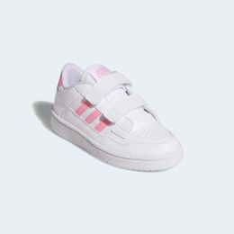 Sneaker adidas Sportswear "RAPID COURT KIDS", M&auml;dchen, Gr. 33, cloud wei&szlig;, bliss pink, cloud wei&szlig;, Synthetik, Schuhe Sneaker, f&uuml;r Kinder