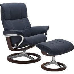 Relaxsessel stressless "Mayfair", blau (oxford blau paloma), B:83cm H:102cm T:74cm, Leder BATICK: BATICK ist ein leicht korrigiertes, durchgef&auml;rbtes und genarbtes M&ouml;belleder, bei dem die meisten Unebenheiten und Spuren in der Regel entfernt wurden.;Leder PALOMA: PALOMA ist ein durchgef&auml;rbtes Semianilin-M&ouml;belleder mit nat&uuml;rlicher Narbung.;ROHLEDER Stoff Q2 FARON: Ein fester zuverl&auml;ssiger Boucl&eacute; mit