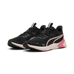 Trainingsschuh Puma "DISPERSE XT 4", Damen, Gr. 38, Puma schwarz, jasmine flower, wild pink, Textil, Schuhe Trainingsschuh, Textil-Obermaterial, Gummilaufsohle mit PROTREAD-Technologie
