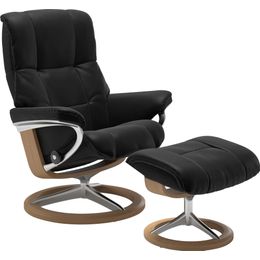 Relaxsessel stressless "Mayfair", schwarz (schwarz batick), B:92cm H:103cm T:79cm, Leder BATICK: BATICK ist ein leicht korrigiertes, durchgef&auml;rbtes und genarbtes M&ouml;belleder, bei dem die meisten Unebenheiten und Spuren in der Regel entfernt wurden.;Leder PALOMA: PALOMA ist ein durchgef&auml;rbtes Semianilin-M&ouml;belleder mit nat&uuml;rlicher Narbung.;ROHLEDER Stoff Q2 FARON: Ein fester zuverl&auml;ssiger Boucl&eacute; mit 