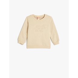KOTON Sweatshirt Jungen Gr&ouml;&szlig;e 98/104 beige