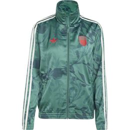 adidas Performance Sportjacke 'Figc Italy' Damen Gr&ouml;&szlig;e XXL dunkelblau / smaragd / rot / wei&szlig;