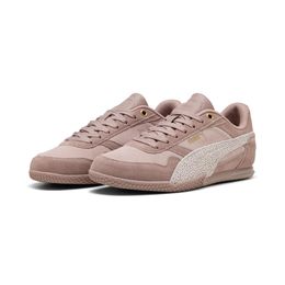 Sneaker Puma "BELLA DONNA SD TOPCAT", Damen, Gr. 42,5, rose latte, frosted ivory, Leder, Schuhe Sneaker, mit Schn&uuml;rung, mit Animal-Print, mit Textil-Innenmaterial