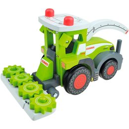 Spielzeug-Traktor Happy People "CLAAS Kids Jaguar 990 Feldh&auml;cksler", gr&uuml;n, Spielzeugfahrzeuge, KinderB:14cm H:14cm T:28cm, Holz, Spielzeug-Traktor, aus Holz, B:14cm H:14cm T:28cm