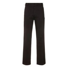 Chinohose HUGO BLUE "Dino", Herren, Gr. 31, L&auml;nge 32, schwarz (schwarz001), Web, Obermaterial: 98% Baumwolle, 2% Elasthan, unifarben, regular fit lang, Hosen Chinohose, mit HUGO BLUE Markenlabel