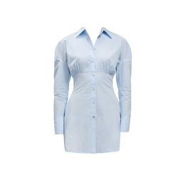 OW Collection Shirt Dress 'ELIA' female Blue size XL