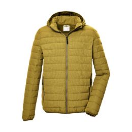 G.I.G.A. by Killtec Steppjacke "GS 84 MN QLTD JCKT", Herren, Gr. M, gelb, Obermaterial: 100% Polyester;Futter: 100% Polyester;F&uuml;llung: 100% Polyester, G.I.G.A. DX BY KILLTEC, Jacken Steppjacke, Herren Steppjacke m. abnehm. Kapuze, wasserabweisend, winddicht