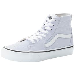 Sneaker Vans "SK8-Hi Tapered", Herren, Gr. 36, blau (color theory halogen blau), Leder, Textil, Schuhe Sneaker, mit kontrastfarbenem Logo an der Ferse