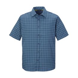 Funktionshemd Killtec "KOS 368 MN WVN SHRT", Herren, Gr. XXL, Normalgr&ouml;&szlig;en, stahlblau, Obermaterial: 100% Polyester, Hemden Funktionshemd, Atmungsaktiv, schnelltrocknend, wasserabweisend