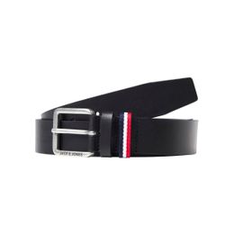 Jack & Jones Lederg&uuml;rtel JACK & JONES "JACESPO BELT NOOS", Herren, Gr. 105, schwarz, Leder, unifarben, G&uuml;rtel Lederg&uuml;rtel