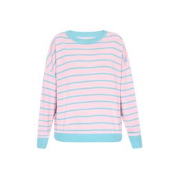Kianna Pullover 'Back to School' Damen Gr&ouml;&szlig;e XL himmelblau / ros&eacute;