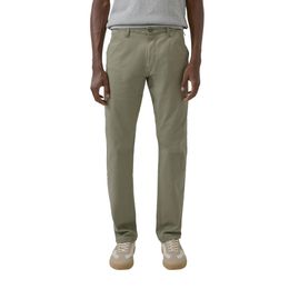 Chinohose s.Oliver, Herren, Gr. XXL, N-Gr, khaki, Web, Obermaterial: 98% Baumwolle, 2% Elasthan, unifarben, normal lang, Hosen Chinohose, mit Stretch
