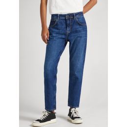 Boyfriend-Jeans Pepe Jeans "VIOLET", Damen, Gr. 26, L-Gr, blau (medium schwarz long), Denim/Jeans, Obermaterial: 99% Baumwolle, 1% Elasthan, relaxed fit lang, Jeans Boyfriend-Jeans, im l&auml;ssigen Boyfriend-Style
