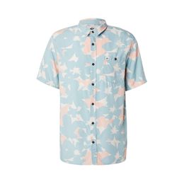 Quiksilver Button Up Shirt 'Safe Paradise' male Blue size S