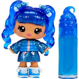 Minipuppe YUMMILAND "Yummiland Lipgloss Doll - Rory Blueberry", bunt, Puppen, Kinder, Minipuppe, inklusive Schl&uuml;sselanh&auml;nger