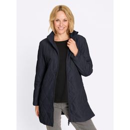 Langjacke Classic Basics, Damen, Gr. 38, marine, 100% Polyester, Wattierung:100% Polyester, unifarben, Jacken Langjacke