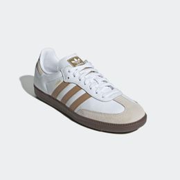Sneaker adidas originals "SAMBA OG", Herren, Gr. 38, cloud wei&szlig;, cardboard, gum5, Leder, Synthetik, Schuhe Sneaker, Topseller