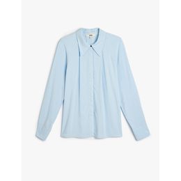 KOTON Bluse Damen Gr&ouml;&szlig;e XXS/XS hellblau