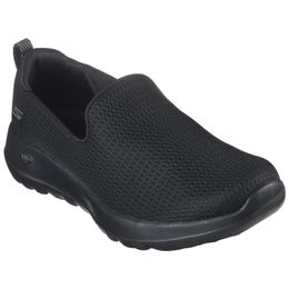 Slip-On Sneaker Skechers "GO WALK JOY-AURORA", Damen, Gr. 36, schwarz (schwarz, uni), Textil, Schuhe Slip-On Sneaker, Freizeitschuh, Schlupfschuh, Trainingsschuh in veganer Verarbeitung, Topseller