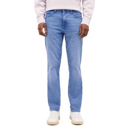 Straight-Jeans Mustang "Tramper Straight", Herren, Gr. 31, L&auml;nge 34, blau (medium middle 583), Denim/Jeans, Obermaterial: 99% Baumwolle, 1% Elasthan, straight fit, Jeans Straight-Jeans