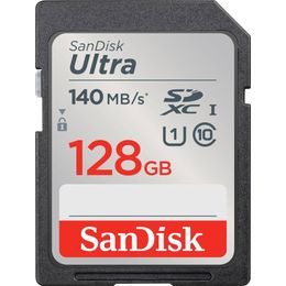 Sandisk Speicherkarte "Ultra SDXC", schwarz, 128 GB, Speicherkarten, Speicherkarte