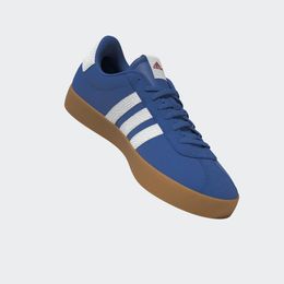 Sneaker adidas Sportswear "VL COURT 3.0", Herren, Gr. 42, bright royal, cloud wei&szlig;, gum 3, Leder, Textil, Schuhe Sneaker, Design auf den Spuren des adidas Samba