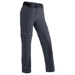 Outdoorhose Maier Sports "Nata 2", Damen, Gr. 34, Normalgr&ouml;&szlig;en, blau (dunkelblau), 90% Polyamid, 10% Elasthan, Hosen Outdoorhose, Damen Zip-Off Wanderhose, atmungsaktive Trekkinghose, Regular Fit