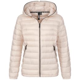 Steppjacke LPO "GILMOUR MELVILLE VI Women", Damen, Gr. 40 (M), beige (sand), 100% Polyester, figurbetont, mit innenliegendem Gummizug, Jacken Steppjacke, auch in Gro&szlig;en Gr&ouml;&szlig;en erh&auml;ltlich