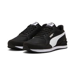 Sneaker Puma "ST RUNNER V4 NL", Herren, Gr. 46, Puma schwarz, Puma wei&szlig;, Textil, Schuhe Sneaker, atmungsaktives Obermaterial aus Textil, innen weich gepolstert