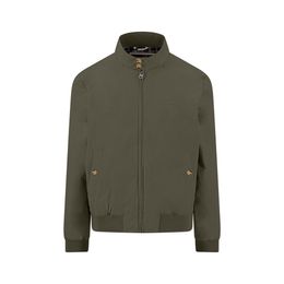 Blouson Fynch-Hatton, Herren, Gr. M, schwarz khaki, Web, Obermaterial: 47% Polyester, 41% Baumwolle, 12% Polyamid, unifarben, normal h&uuml;ftbedeckend, Rundhals, Flachstrickb&uuml;ndchen, Jacken Blouson, mit Rei&szlig;verschluss und Eingrifftaschen