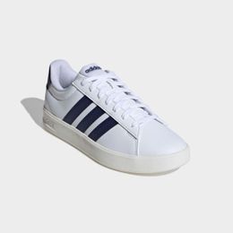 Sneaker adidas Sportswear "GRAND COURT 3.0", Herren, Gr. 42, cloud wei&szlig;, dunkelblau, core wei&szlig;, Synthetik, Textil, Schuhe Sneaker