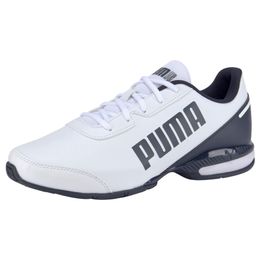 Sneaker Puma "EQUATE SL", Herren, Gr. 45, Puma wei&szlig;, peacoat, Synthetik, Schuhe Sneaker, herausnehmbare Innensohle, SOFTFOAM+ D&auml;mpfungstechnologie, Topseller