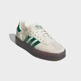 Sneaker adidas originals "SAMBAE", Damen, Gr. 37, cream wei&szlig;, bold gr&uuml;n, collegiate gr&uuml;n, Leder, Schuhe Sneaker