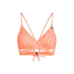 O`Neill O'neill Bikinitop 'Baay' Damen Gr&ouml;&szlig;e 85 apricot / wei&szlig;