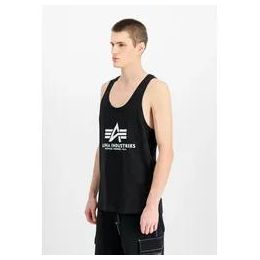 Muscleshirt Alpha Industries "Basic Tank BL BB", Herren, Gr. XXL, schwarz, Obermaterial: 100% Baumwolle, Shirts