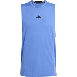 Adidas D4T Funktionstank Herren - Gr&ouml;&szlig;e L - blau