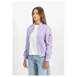Bomberjacke Alpha Industries "MA-1 VF Light W", Damen, Gr. XS, lila (pale violet), Obermaterial: 100% Nylon, Futter: 100% Nylon, Jacken Bomberjacke